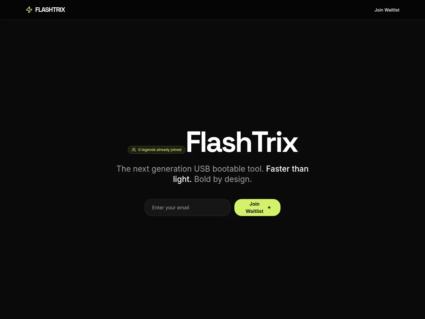 FlashTrix Waitlist Launch