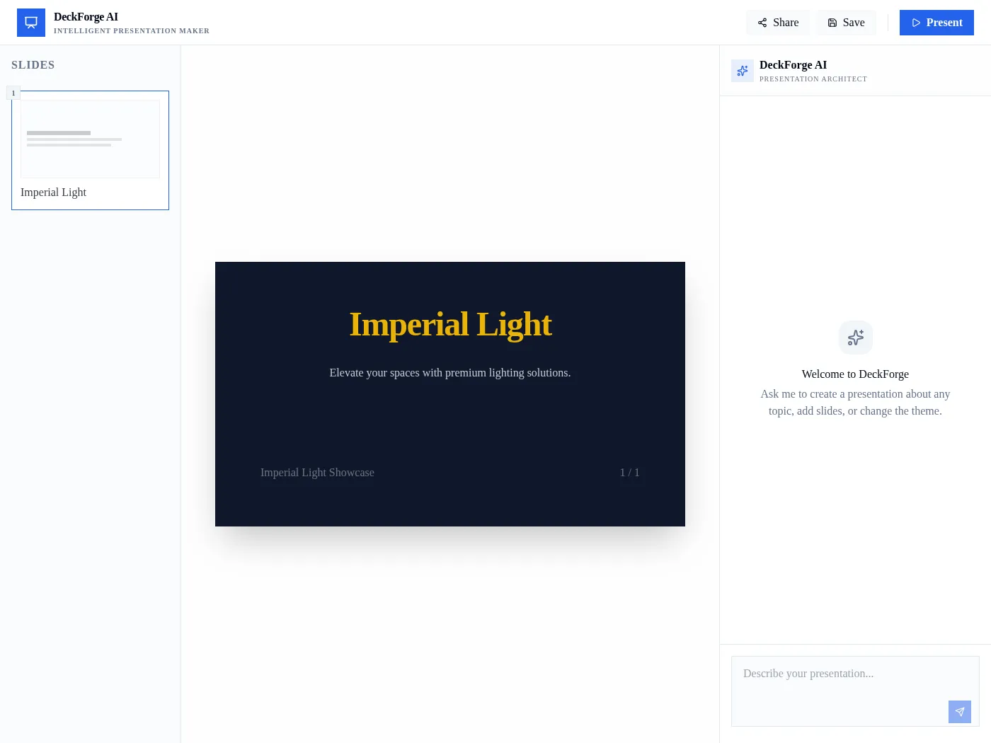 Flashy Presentation Maker