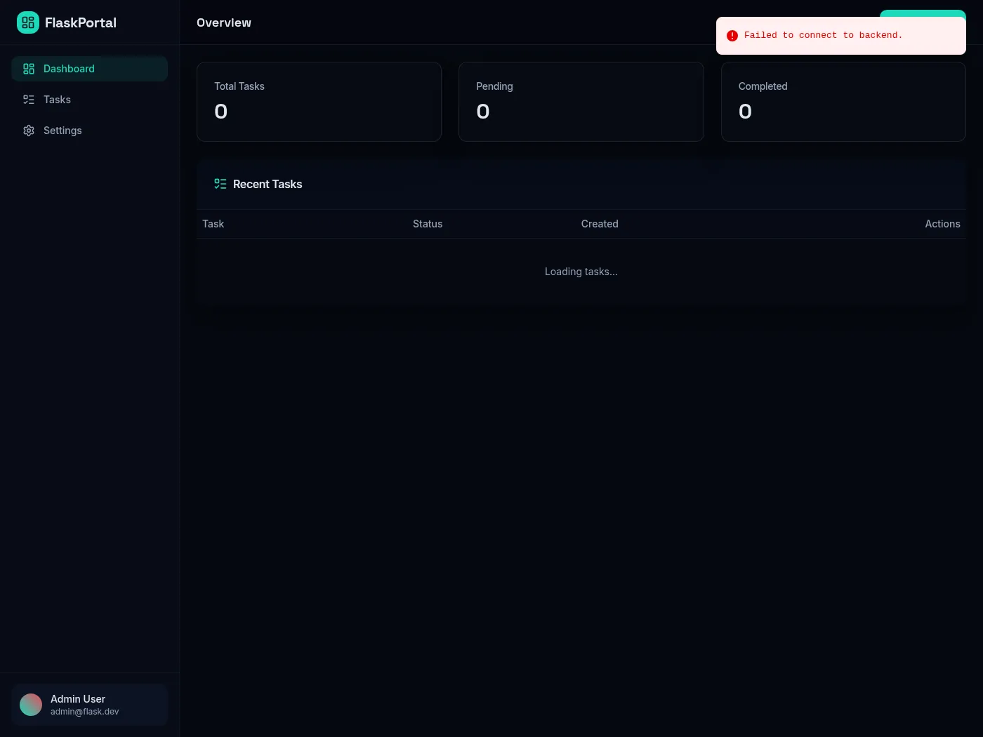Flask Web Portal