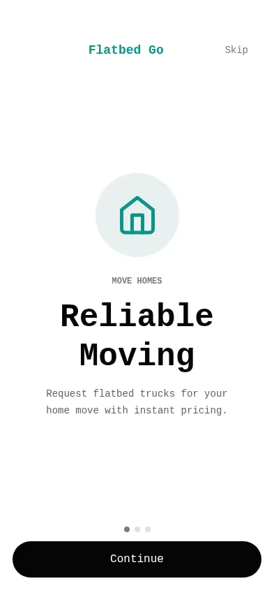 Flatbed Move Request