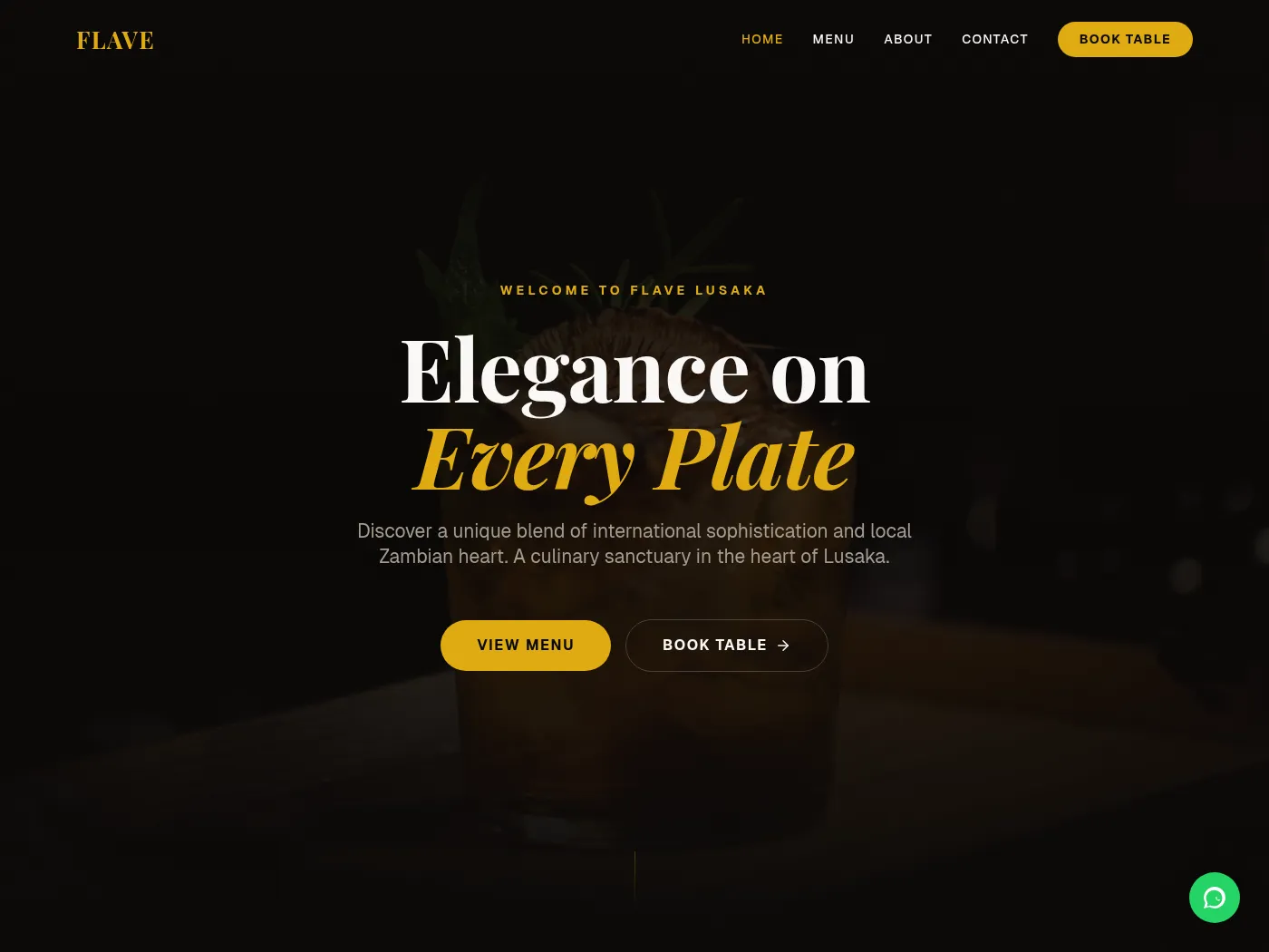 Flave Restaurant Site