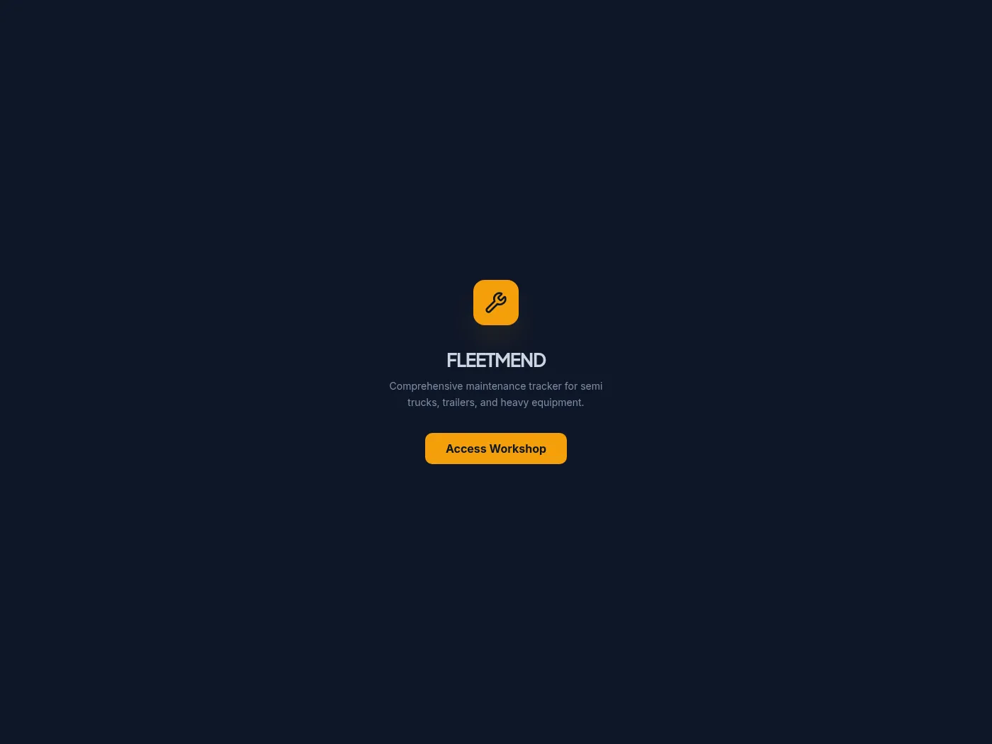 FleetMend Maintenance Tracker