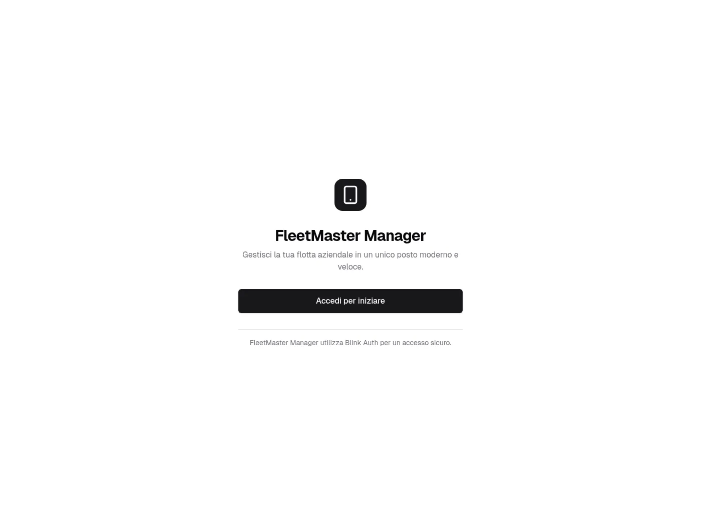 FleetMaster Manager