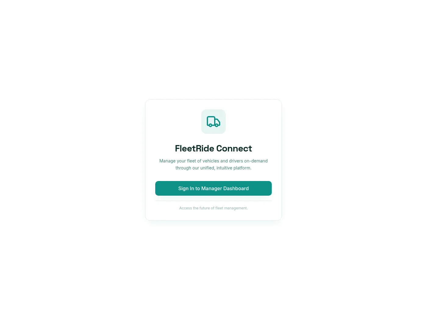 FleetRide Connect