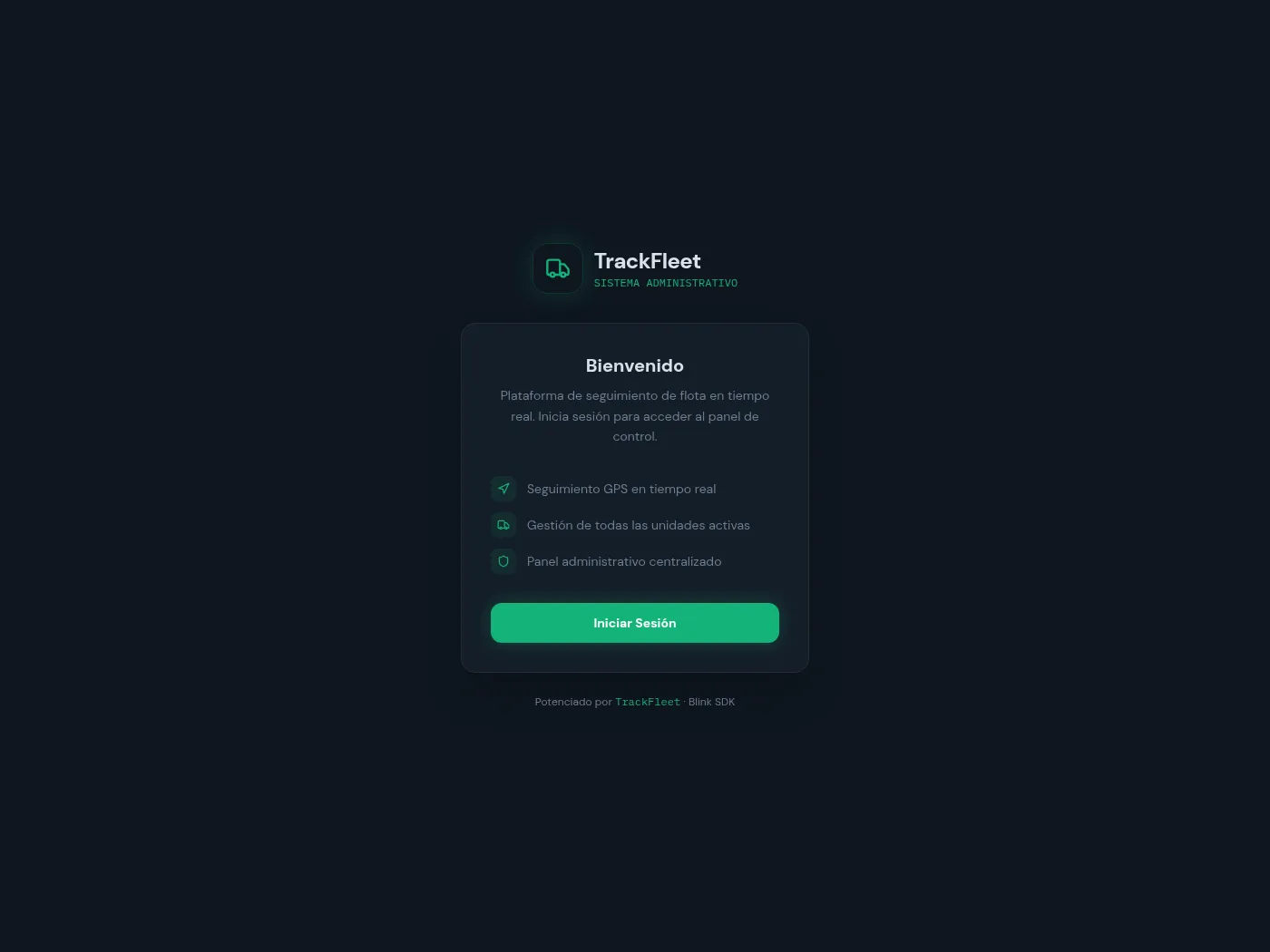 TrackFleet Admin System