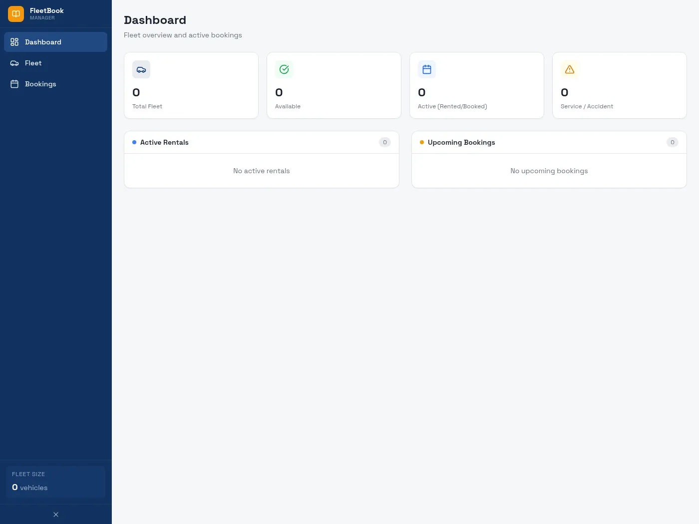 FleetBook Manager