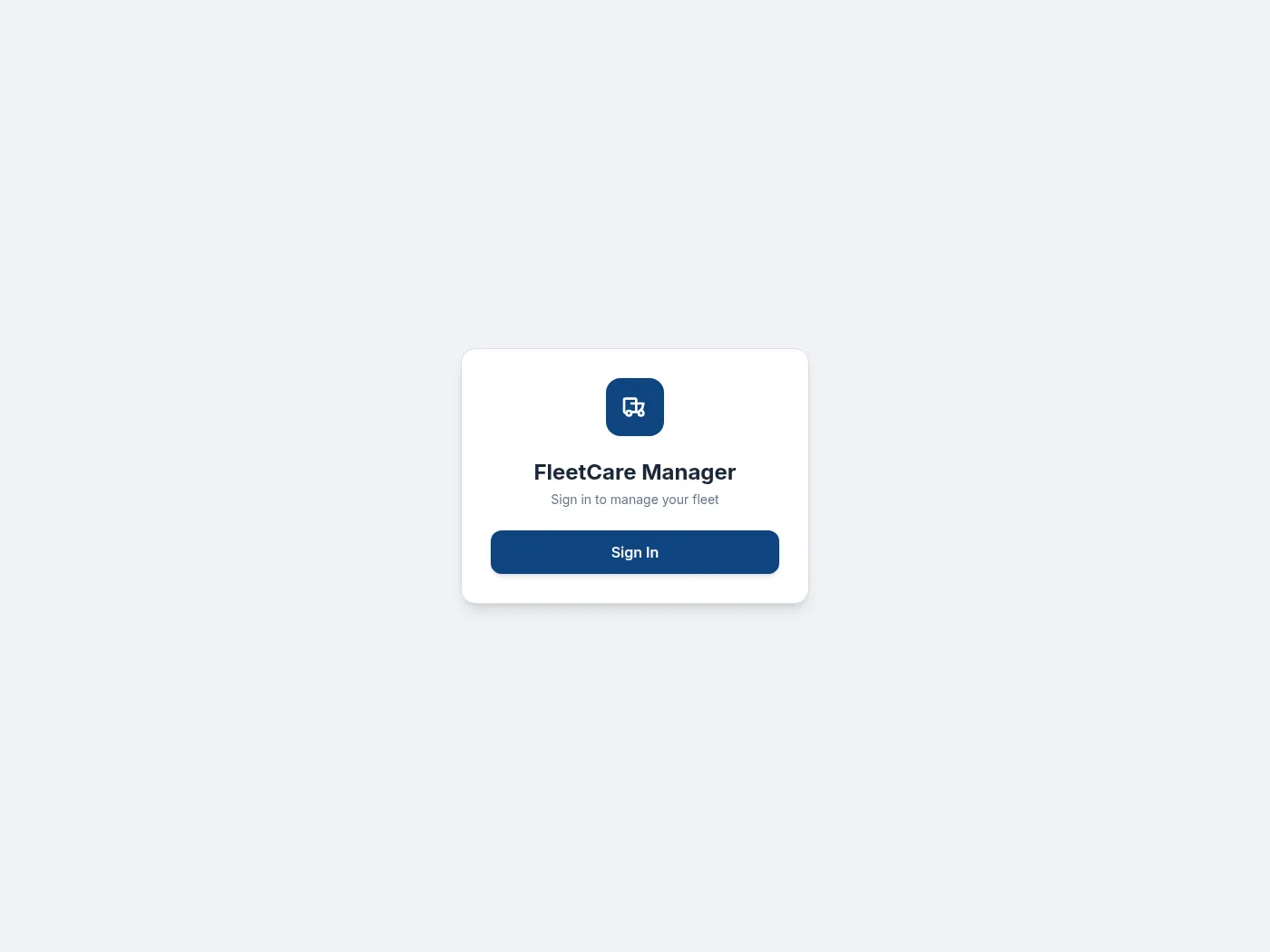 FleetCare Manager