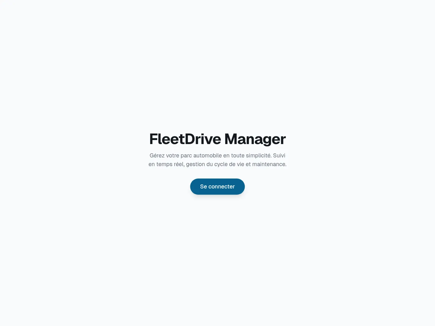 FleetDrive Manager