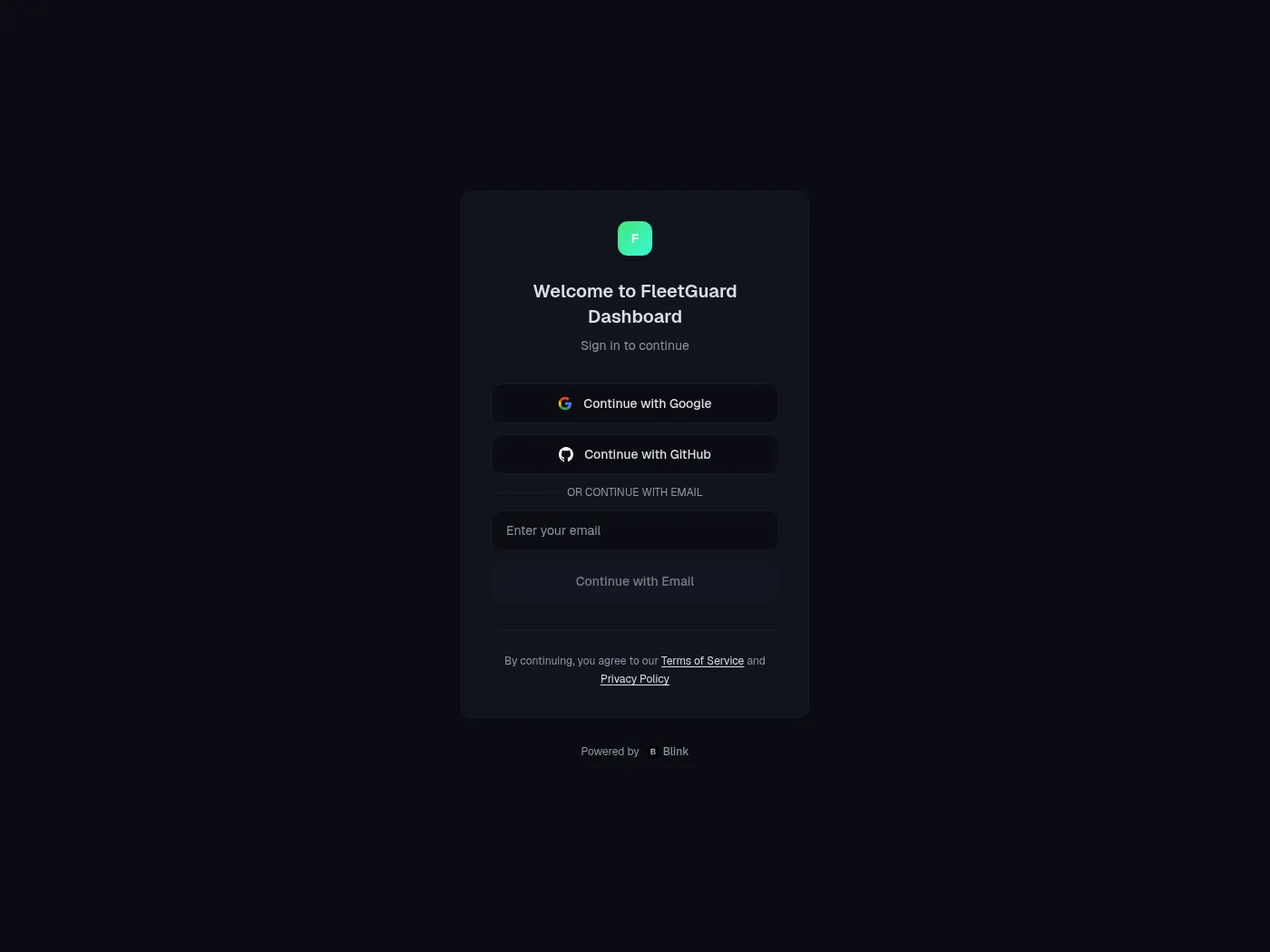 FleetGuard Dashboard