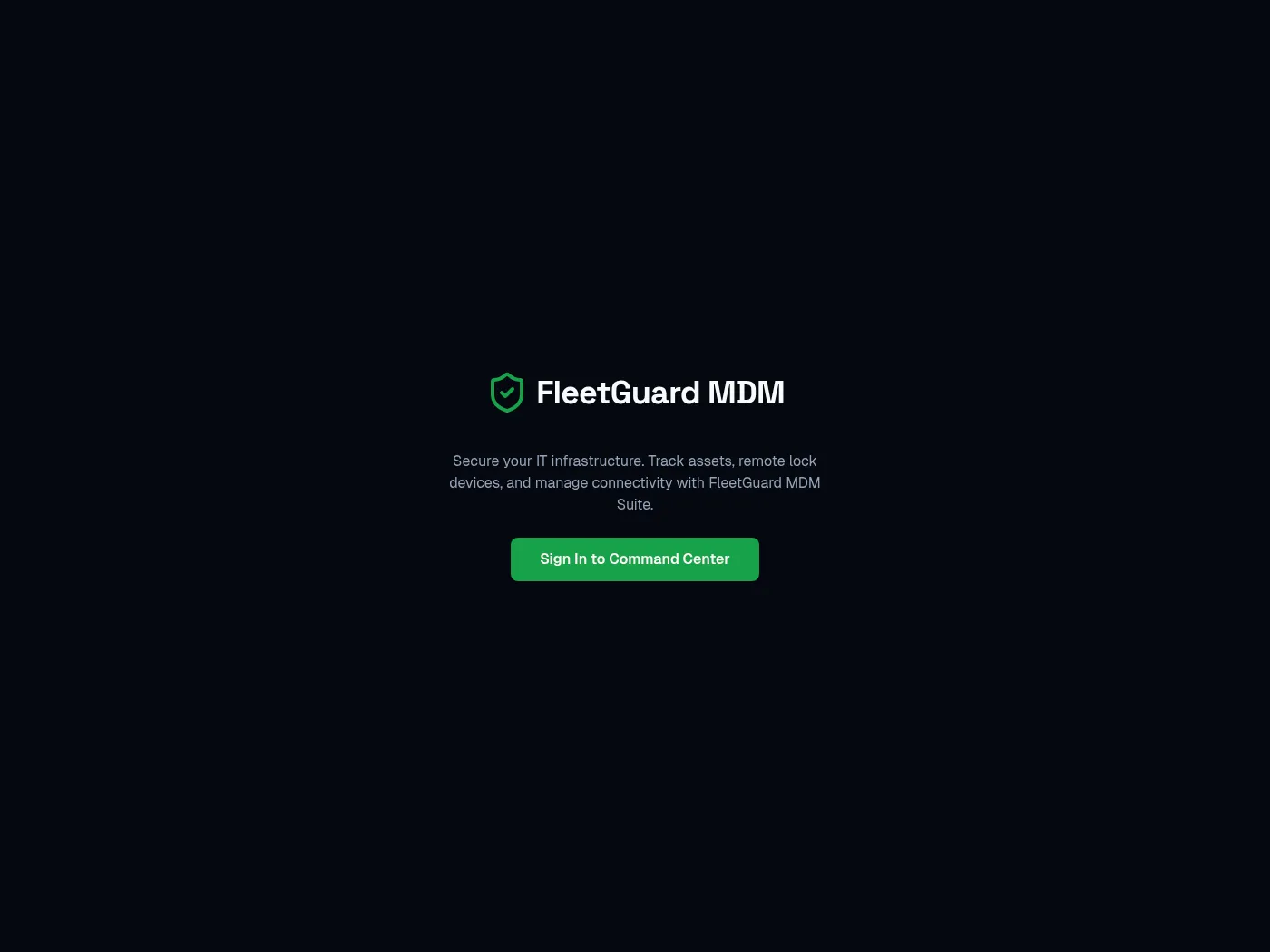 FleetGuard MDM Suite