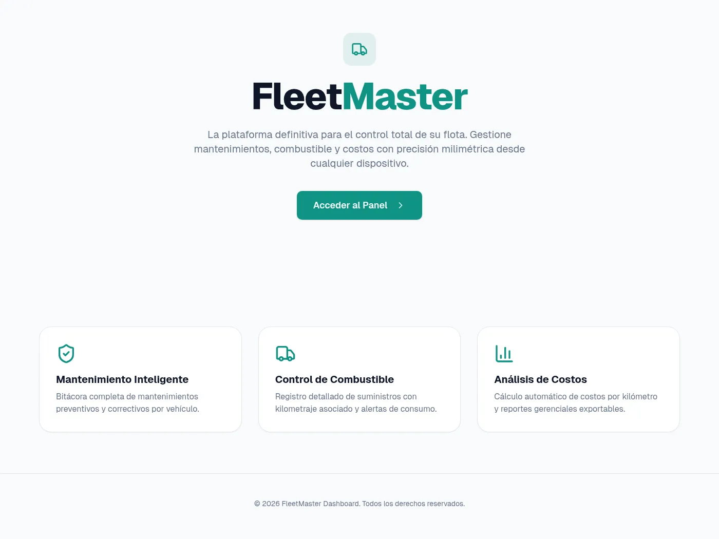 FleetMaster Dashboard