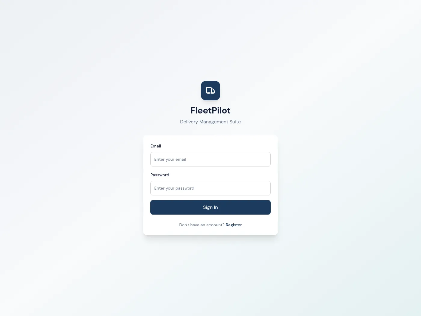 FleetPilot Delivery Suite