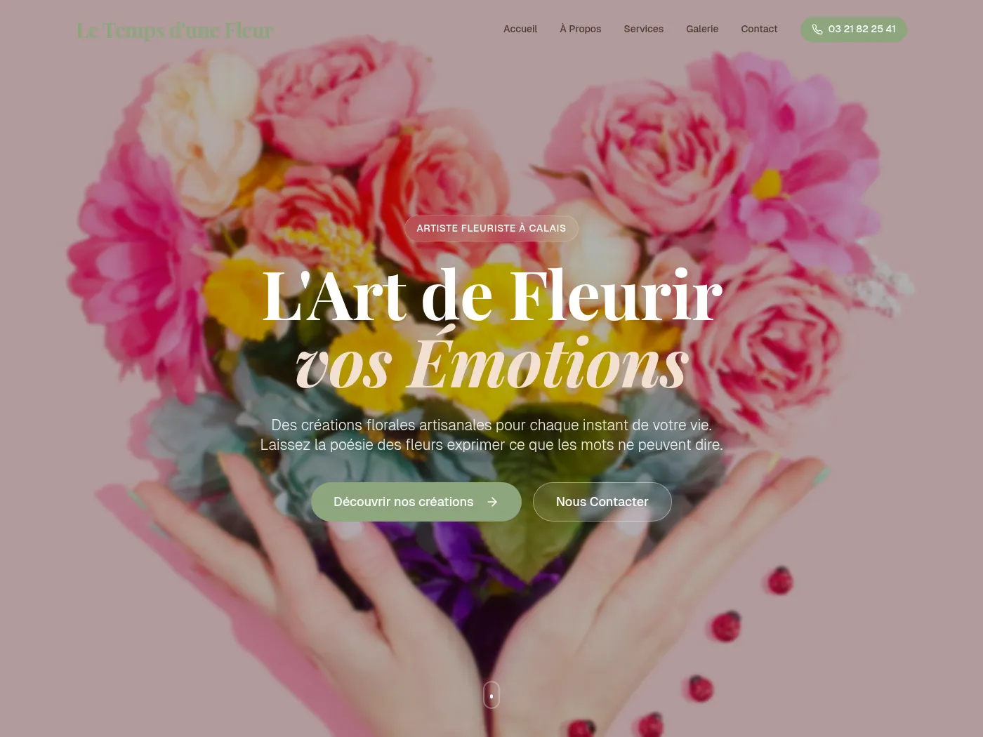 Fleuriste Calais Web Showcase