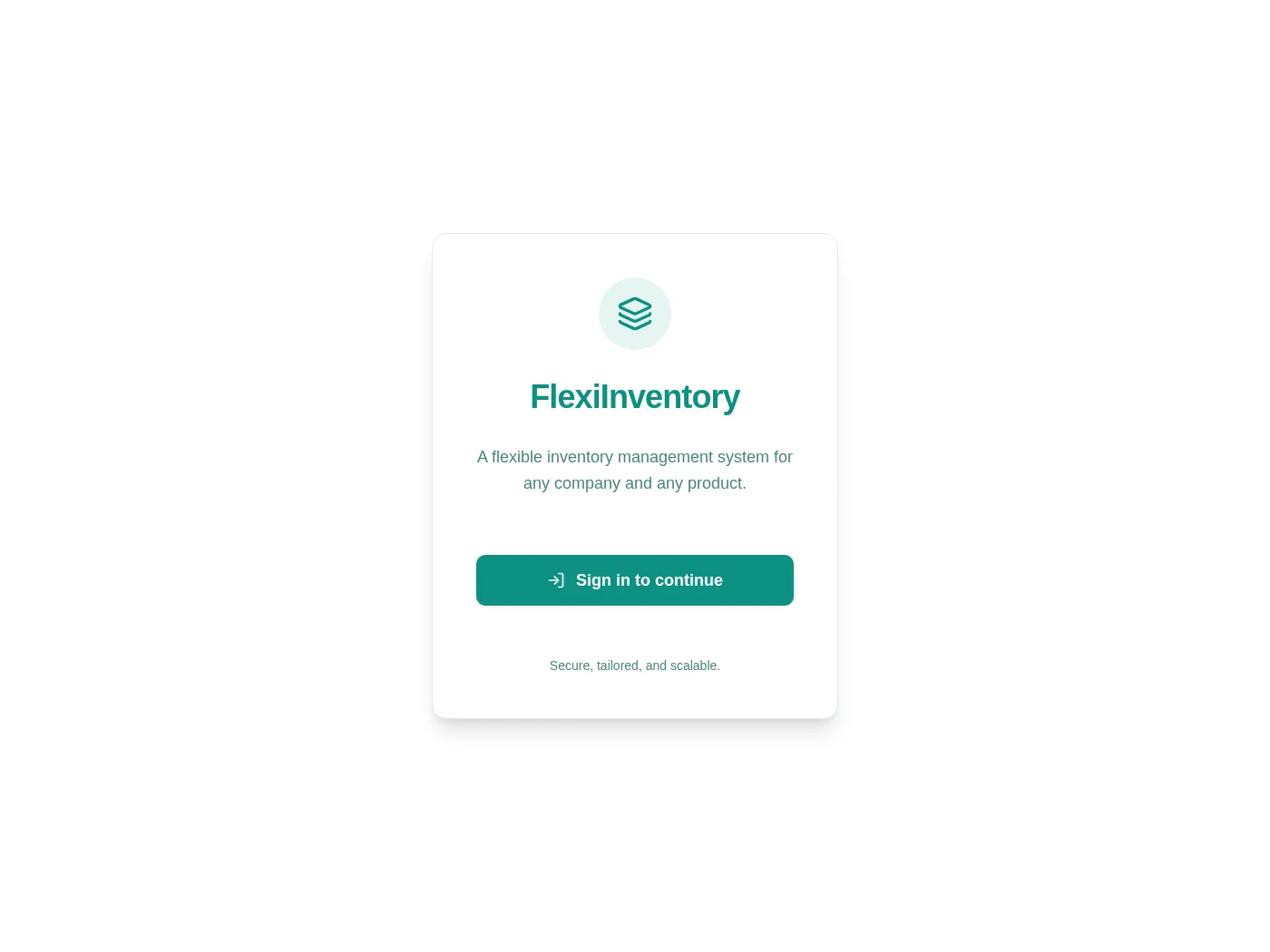 FlexiInventory App