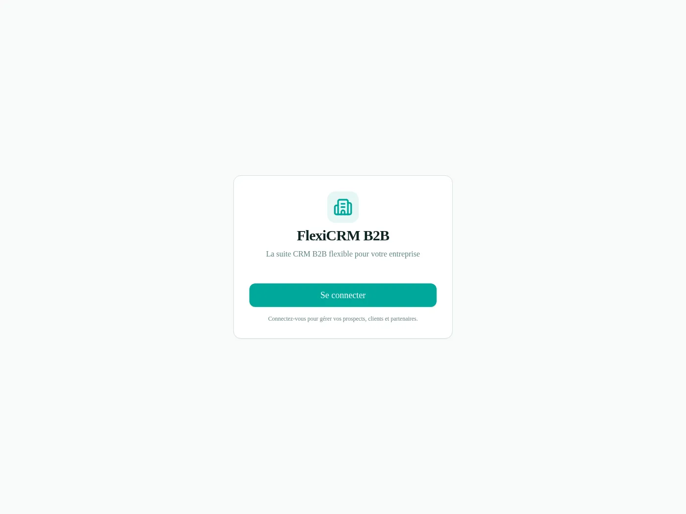 FlexiCRM B2B Suite