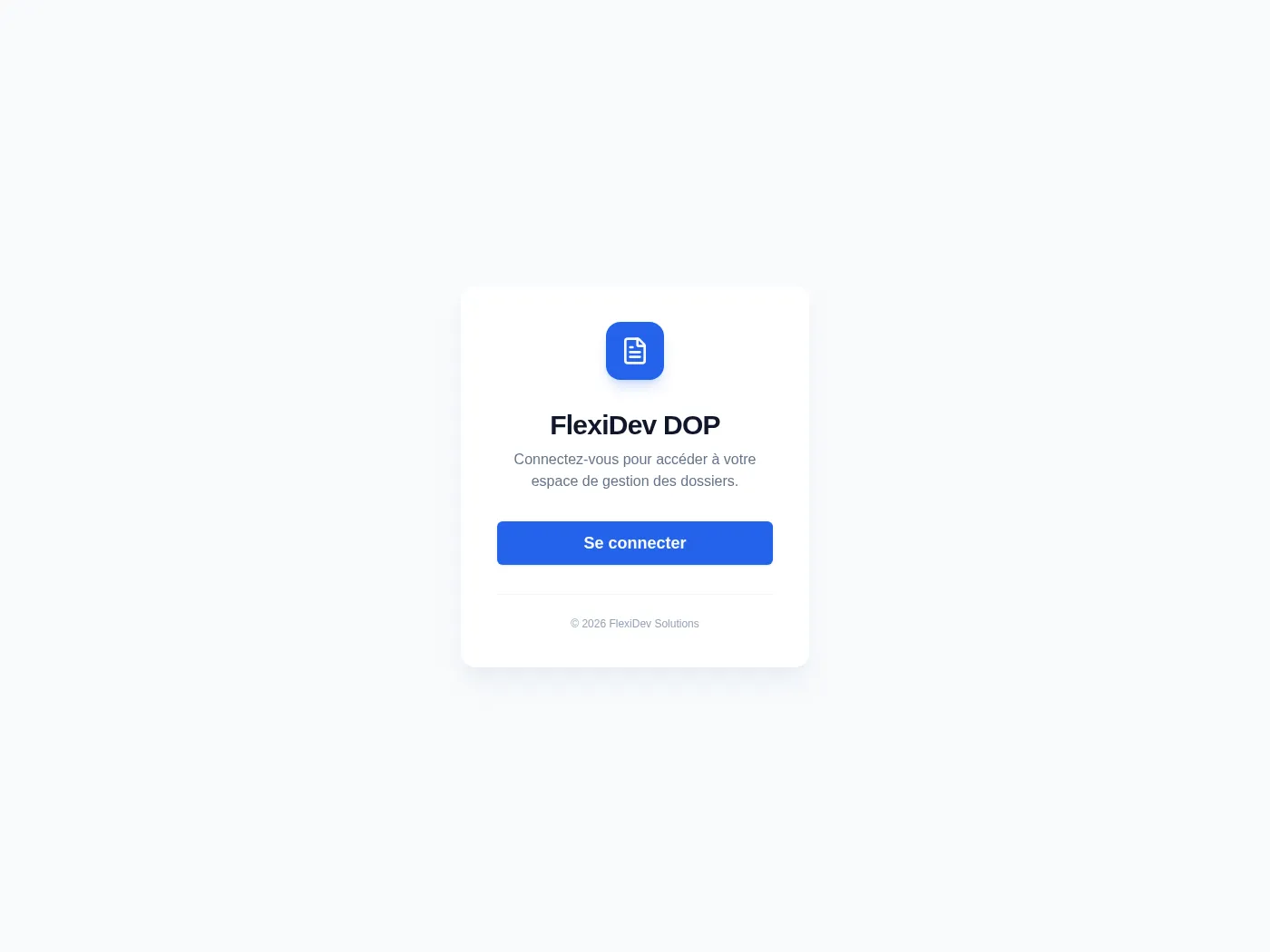 FlexiDev Web App