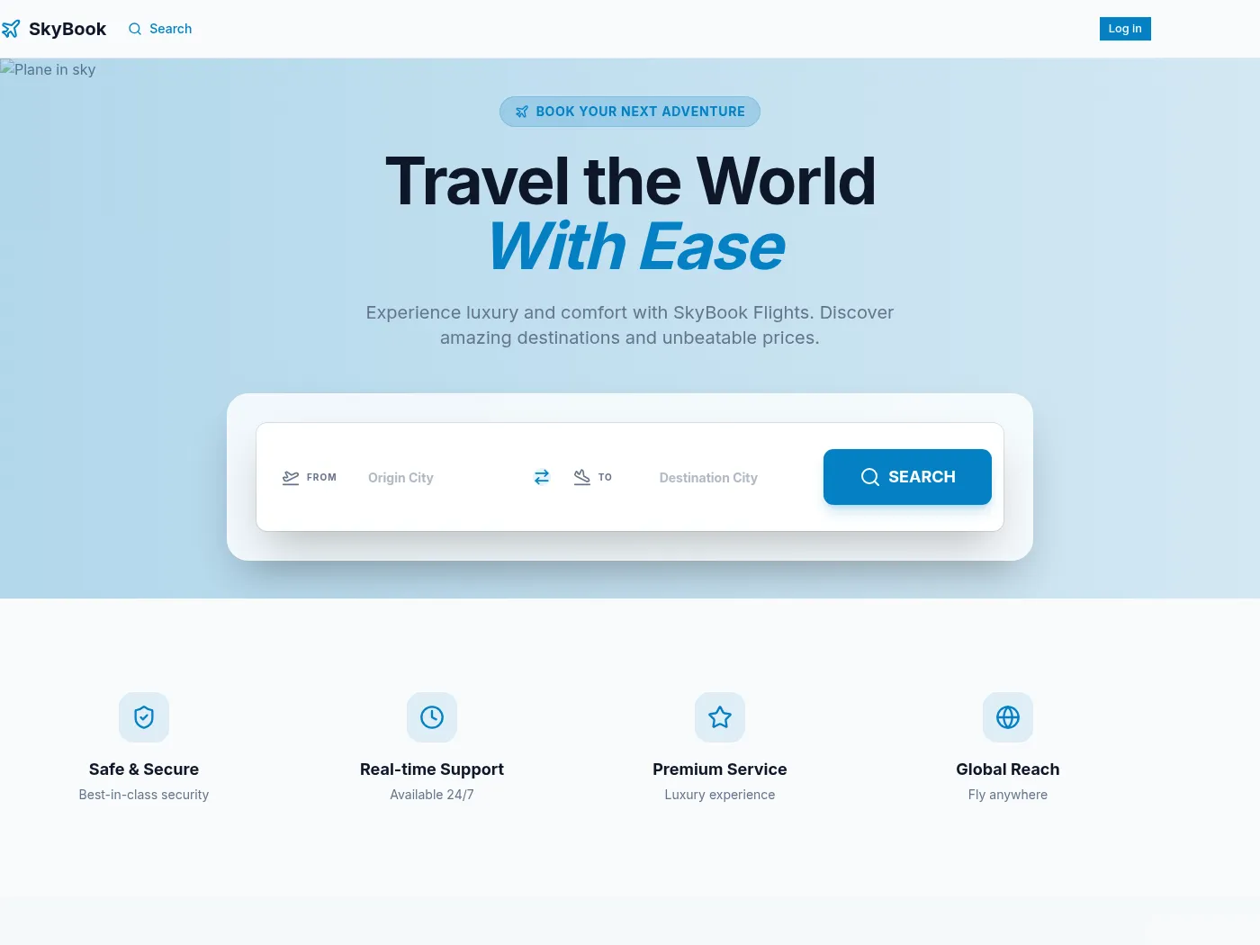 SkyBook Flights