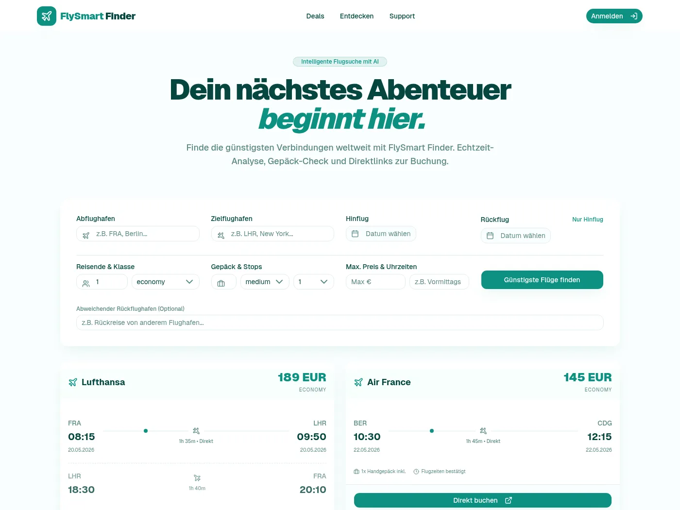 FlySmart Finder
