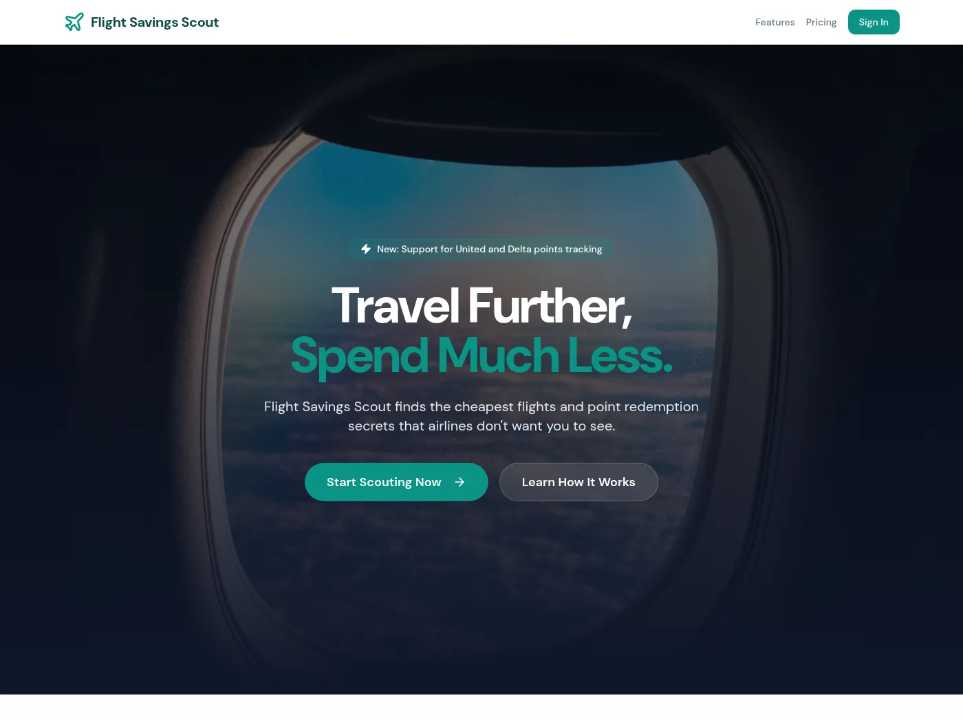 Flight Savings Scout