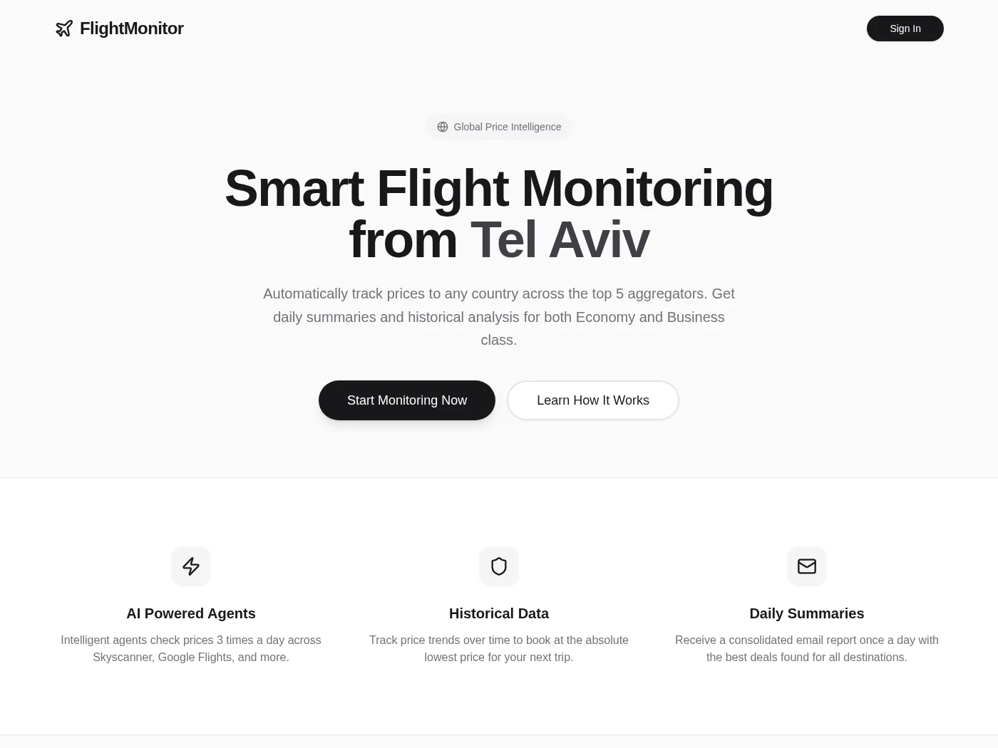 Flight Price Monitor
