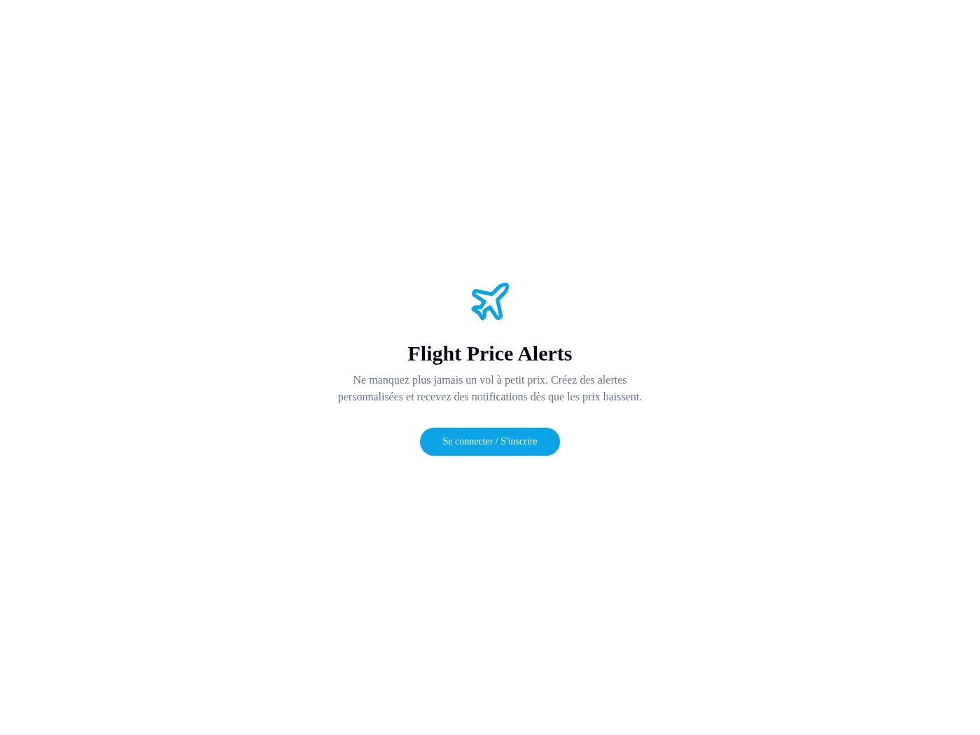 Flight Price Alerts