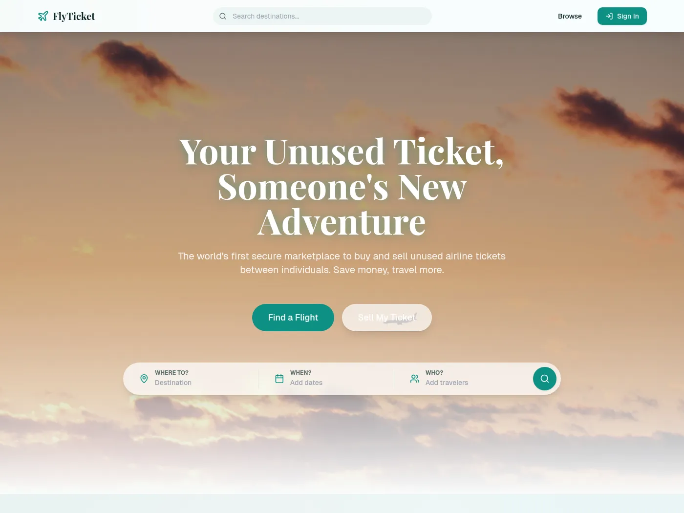 FlyTicket Exchange