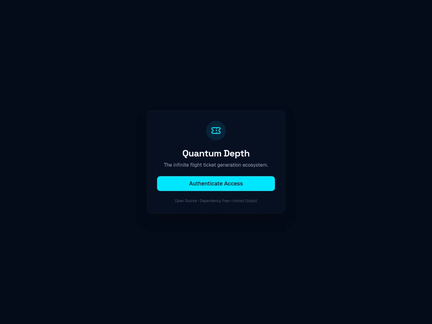 Quantum Depth Ticket Suite