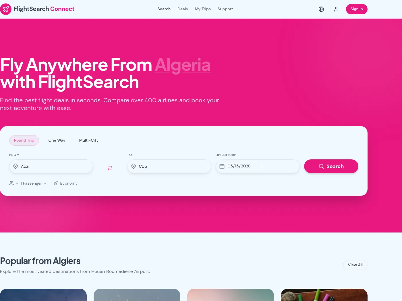 FlightSearch Connect