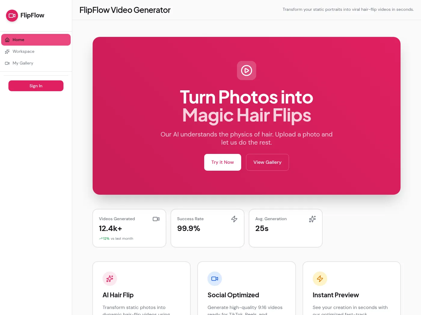 FlipFlow Video Generator