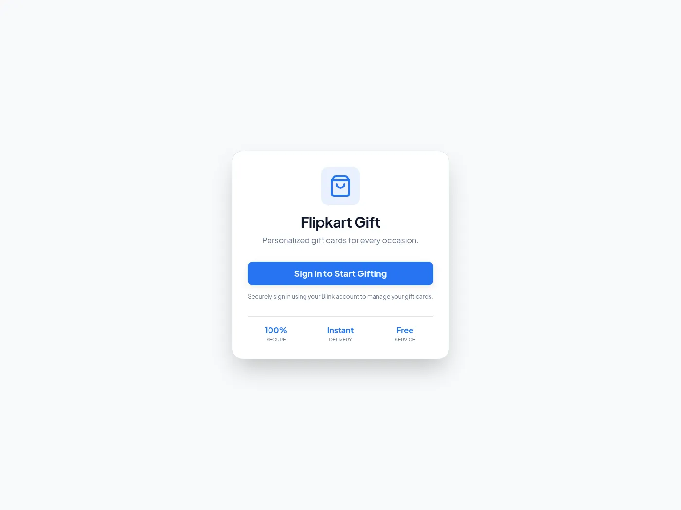 Flipkart Gift Card Creator