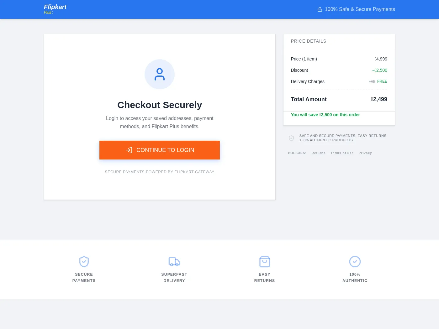 Flipkart Order Validator