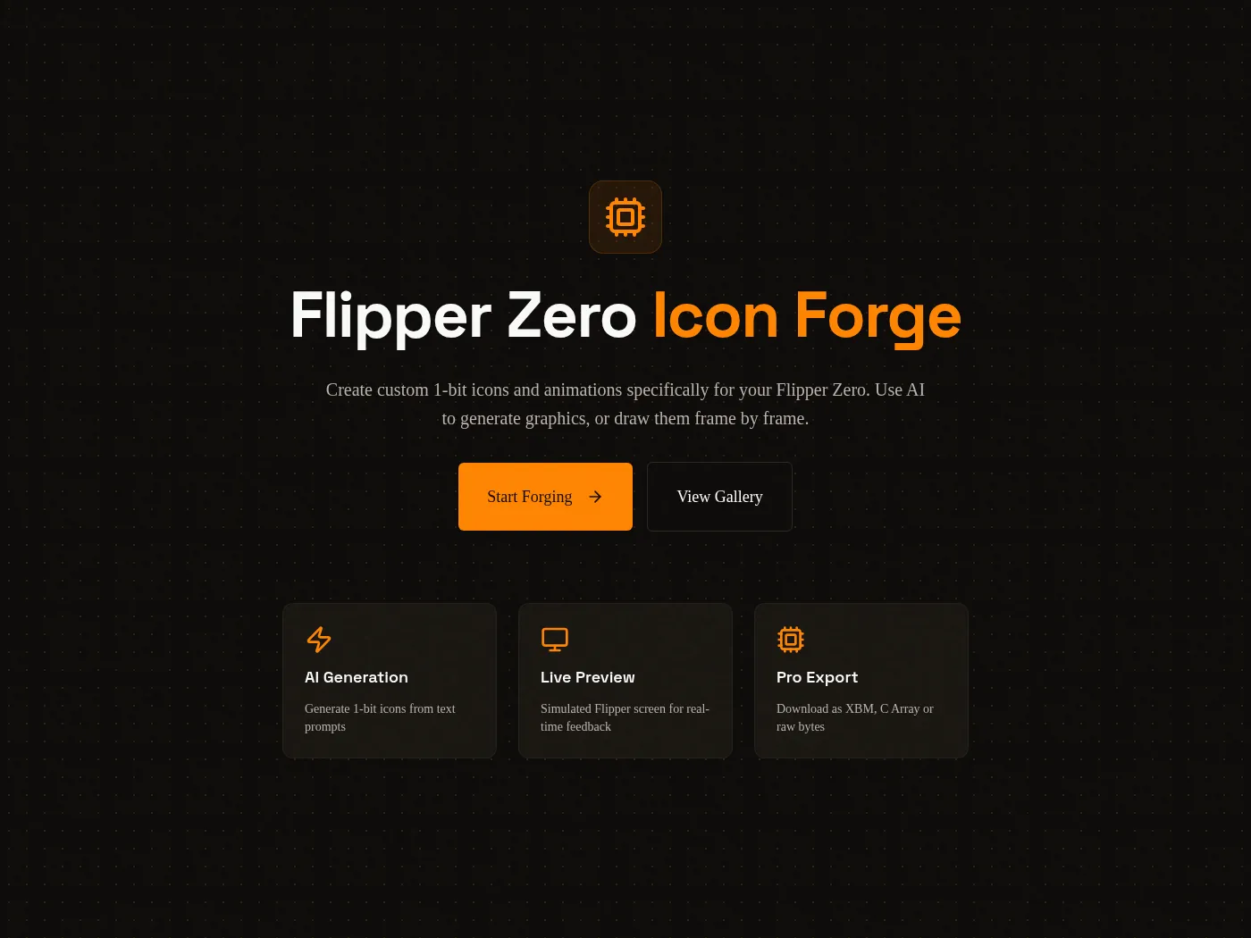 Flipper Zero Icon Forge