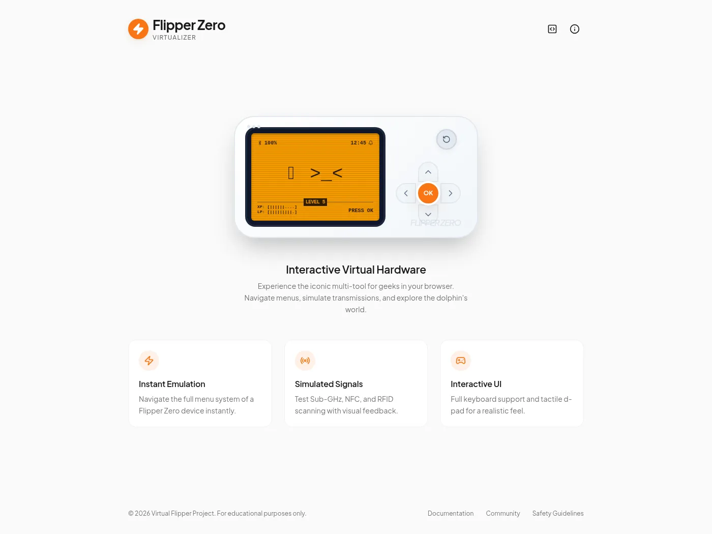 Flipper Zero Virtualizer