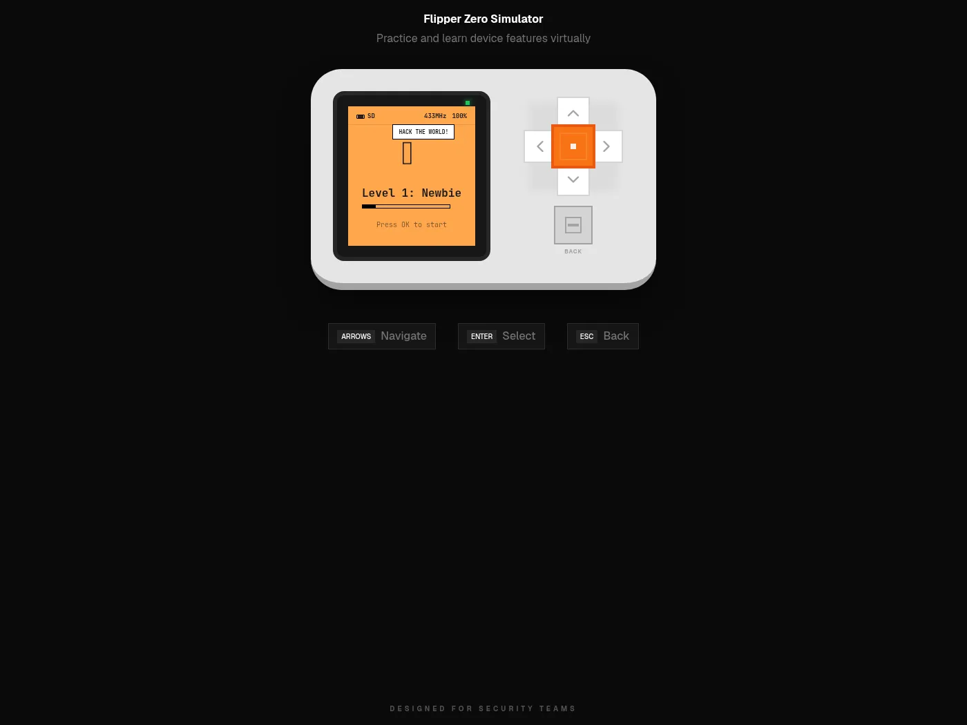 Flipper Zero Simulator