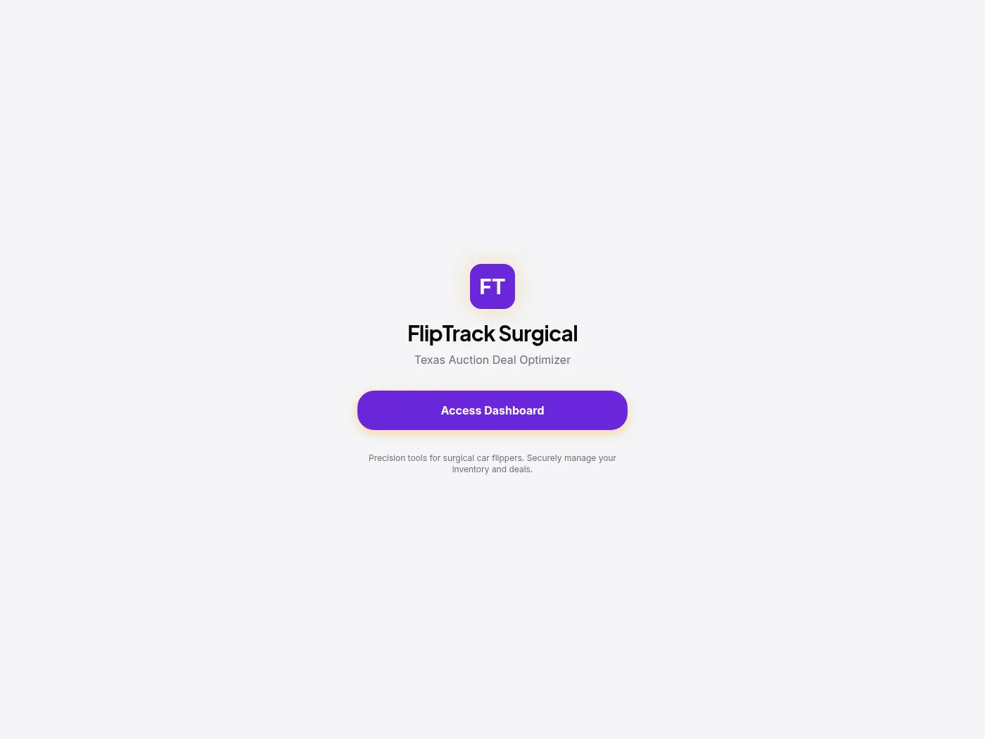 FlipTrack Surgical Auto App