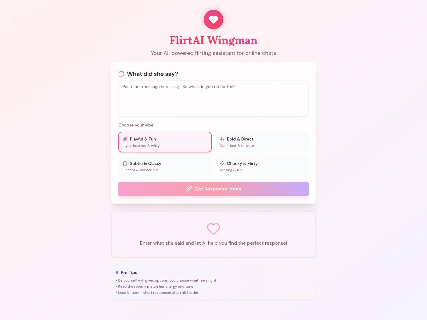 FlirtAI Wingman