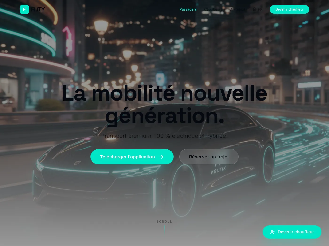 Flity Premium VTC Website