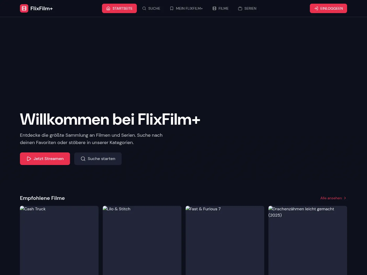 FlixFilm+ Deutsch UI