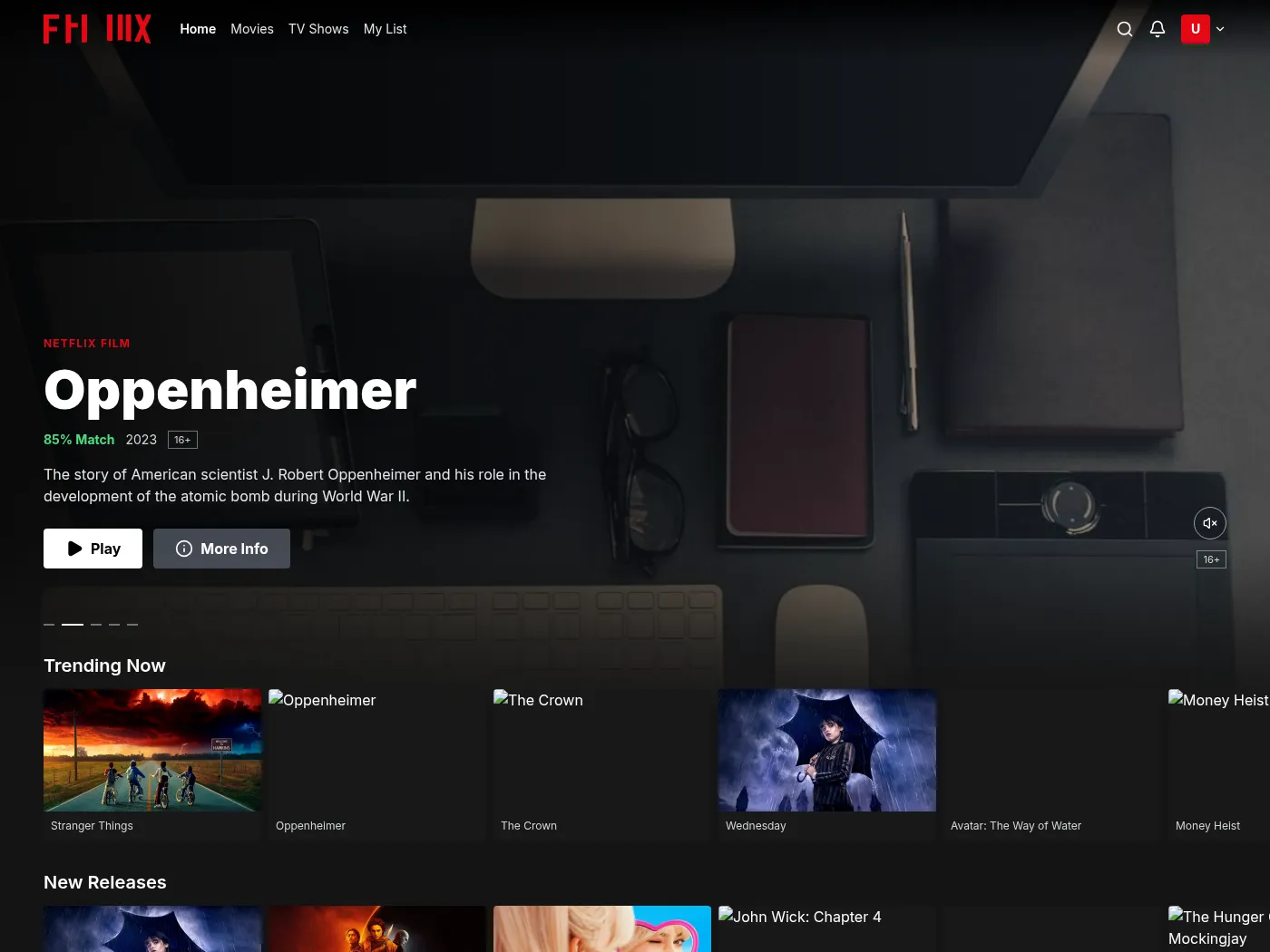 FlixStream Clone