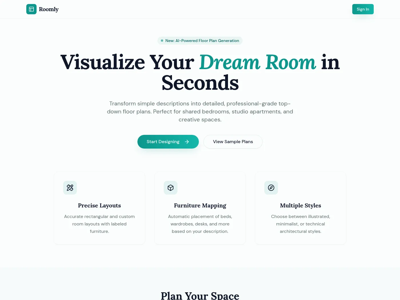 Roomly Floor Plan Visualizer