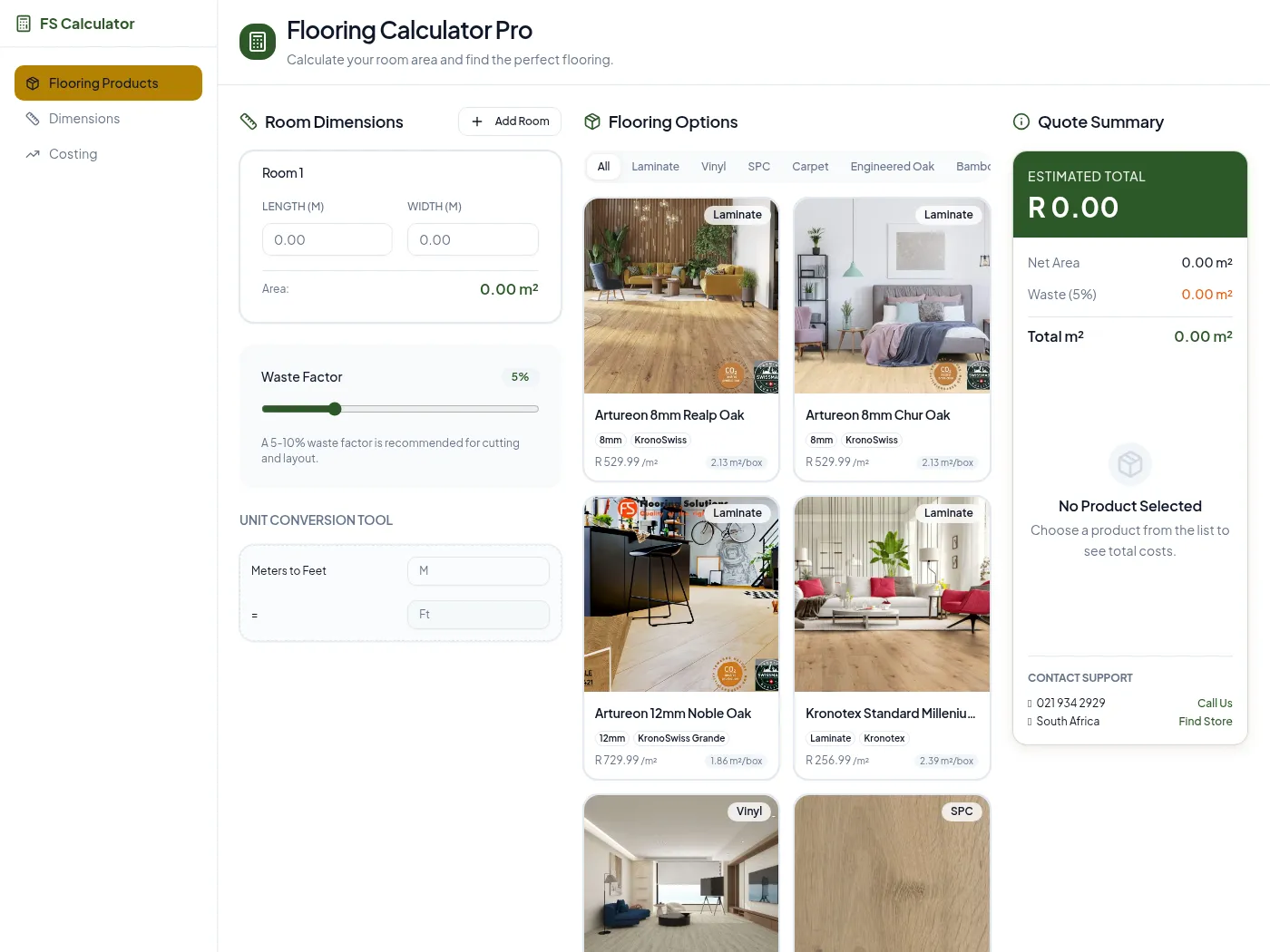 Flooring Calculator Pro
