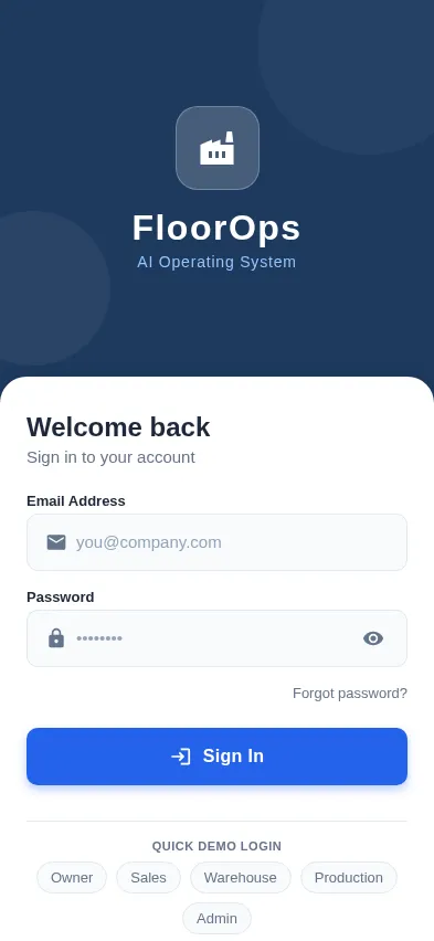 FloorOps AI Operating System