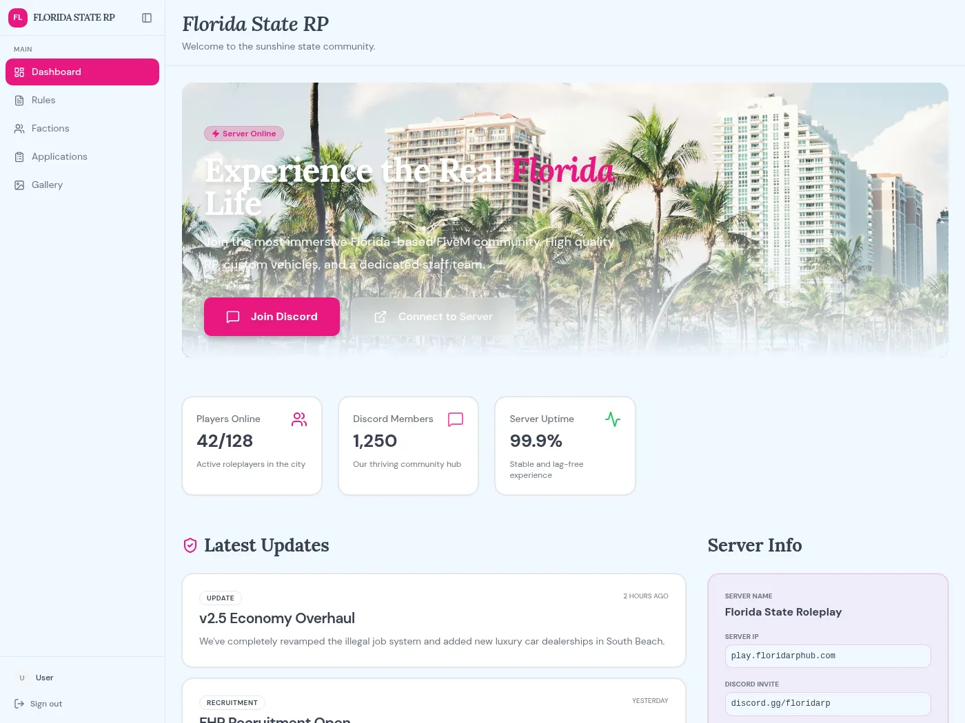 Florida RP Discord Hub