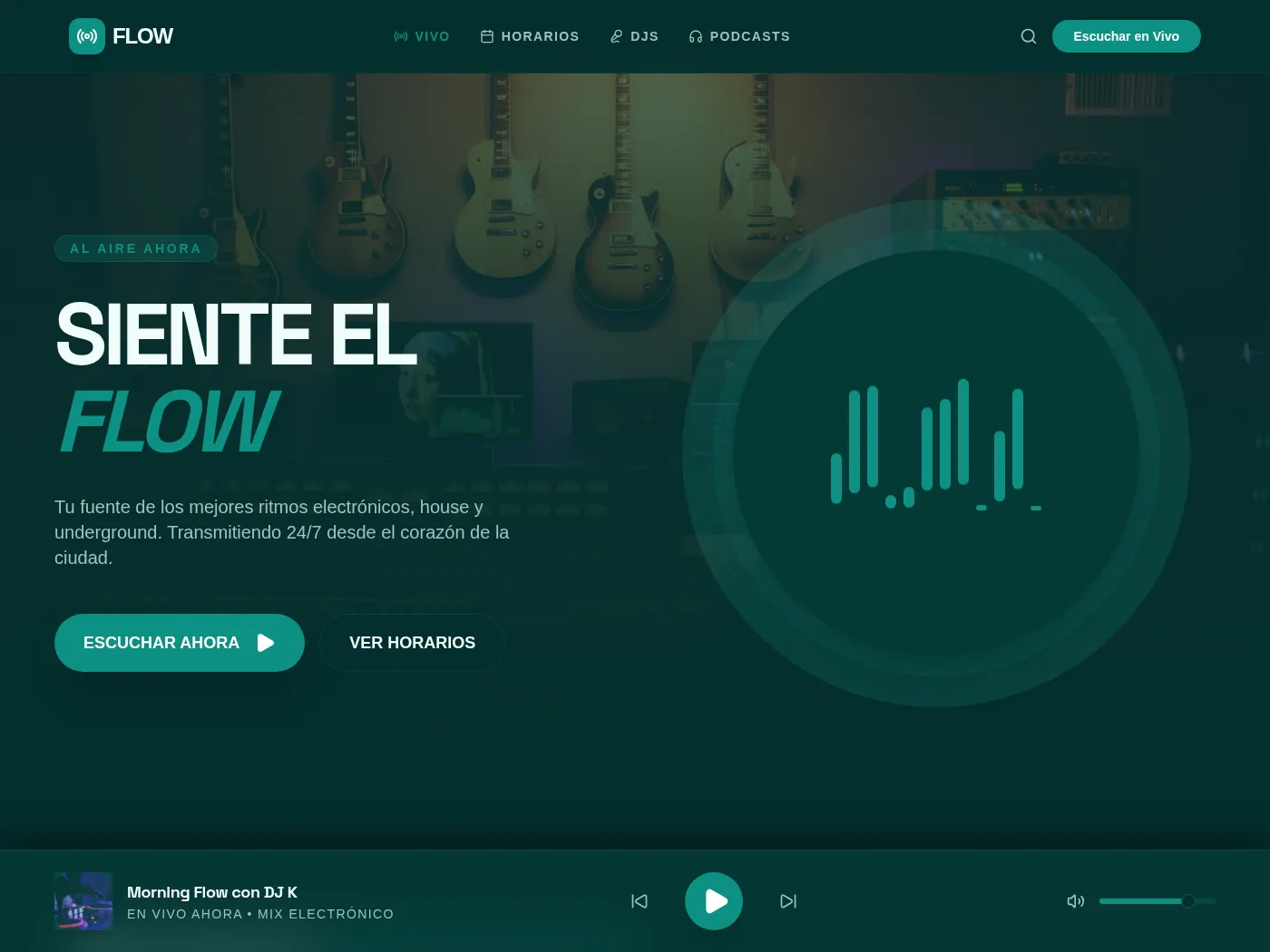 Flow Radio Web