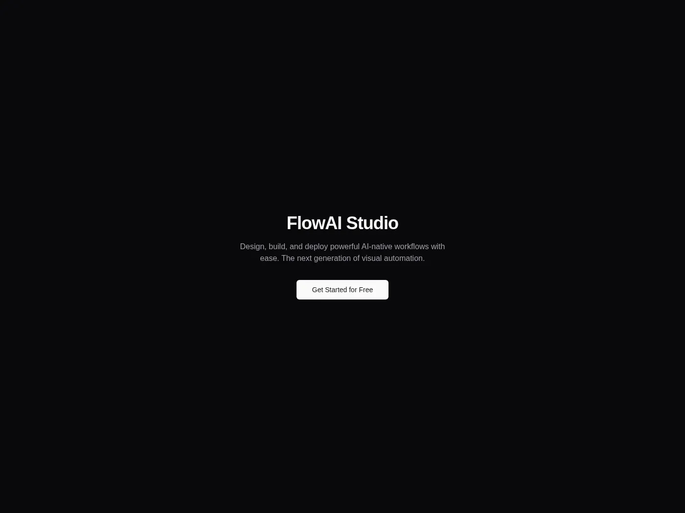 FlowAI Studio