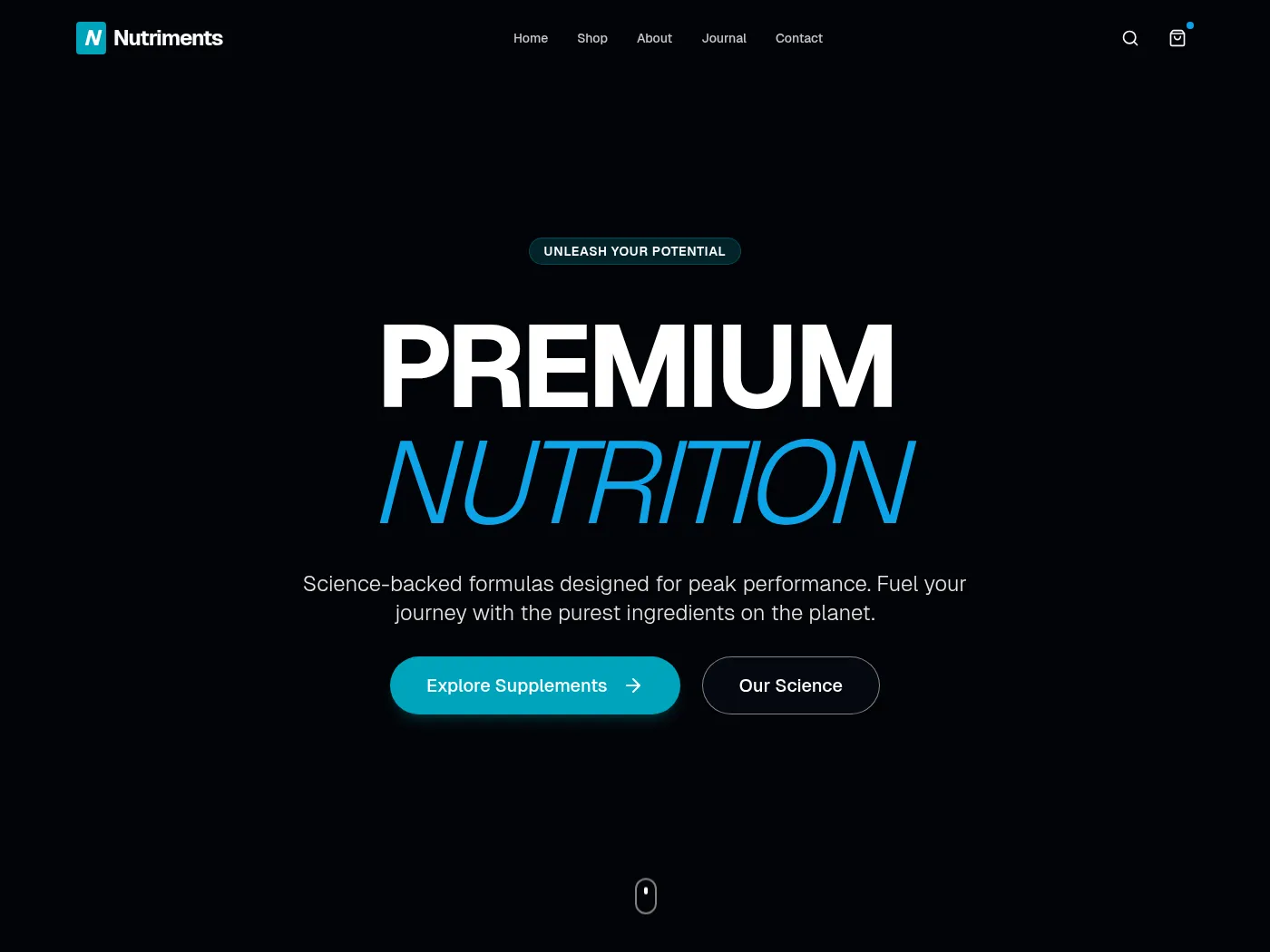 Flower House E-commerce Landing Page (Remix)