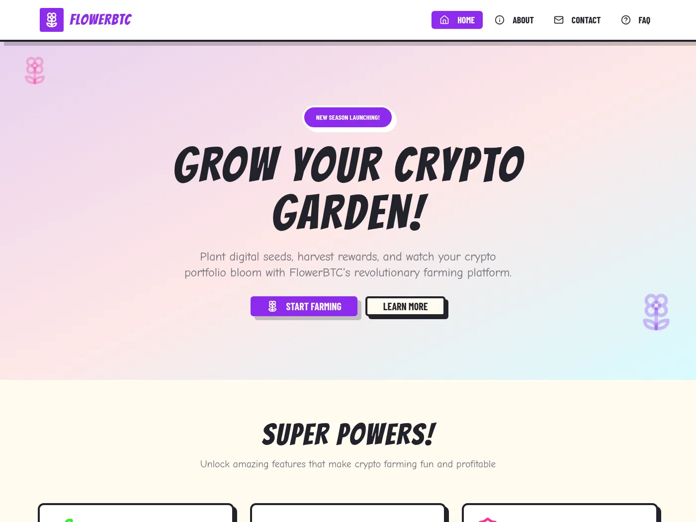 FlowerBTC Comic Site