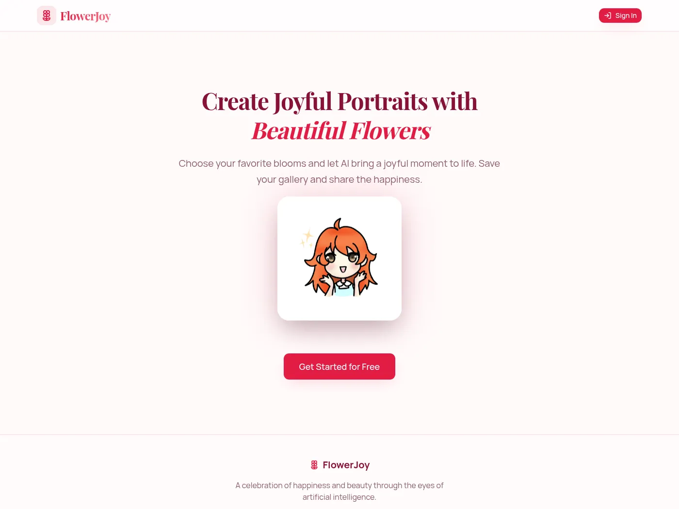 FlowerJoy Portrait