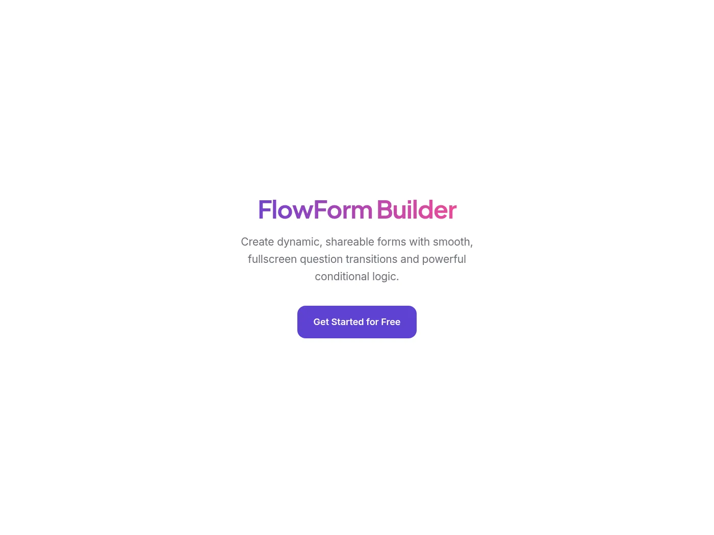 FlowForm Builder