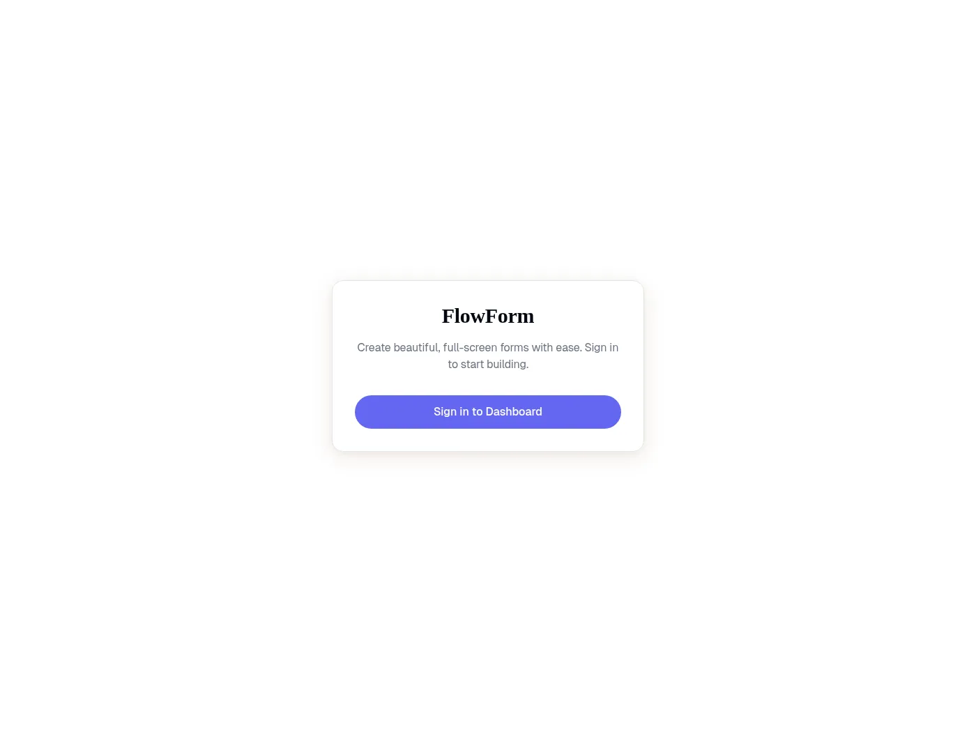 FlowForm Builder